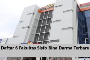 Daftar 6 Fakultas Sisfo Bina Darma Terbaru - Tongkrongin.com